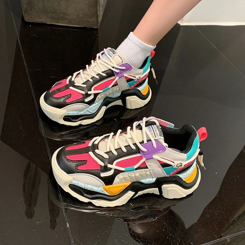 Chunky Turnschuhe Für Frauen 2021 Mode Marke Design Frau, 49% OFF