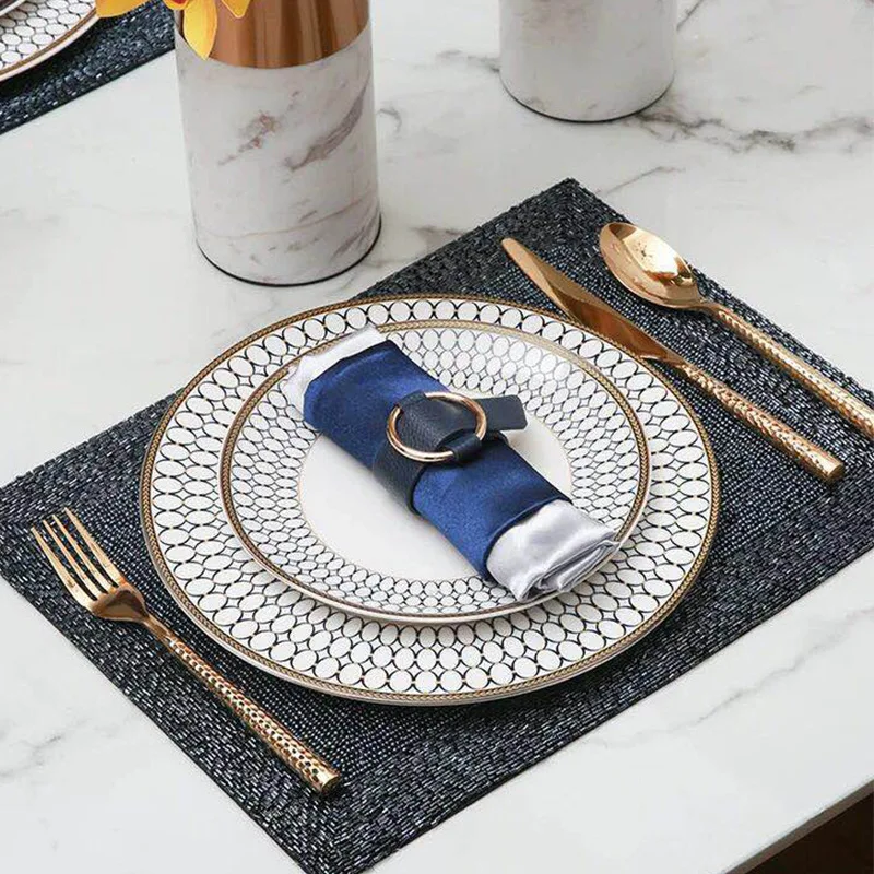 Light-Luxury-Dinner-Plate-Glass-Charge-Serving-Plate-Decorative-Salad ...