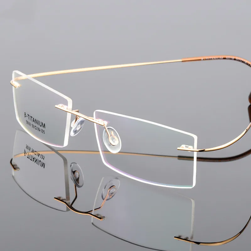 Titanium-Alloy-Eyeglasses-Frames-Rimless-Flexible-Optical-Frame ...