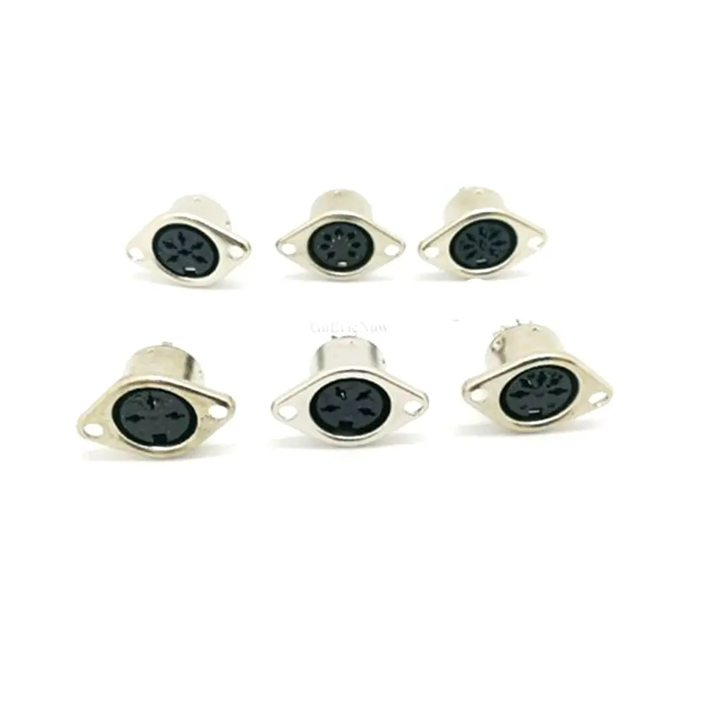 1pcs 3 ,4 ,5 ,6 ,7 ,8 Pin 5 PIN DIN Panel Mount Pole Female Jack Socket ...