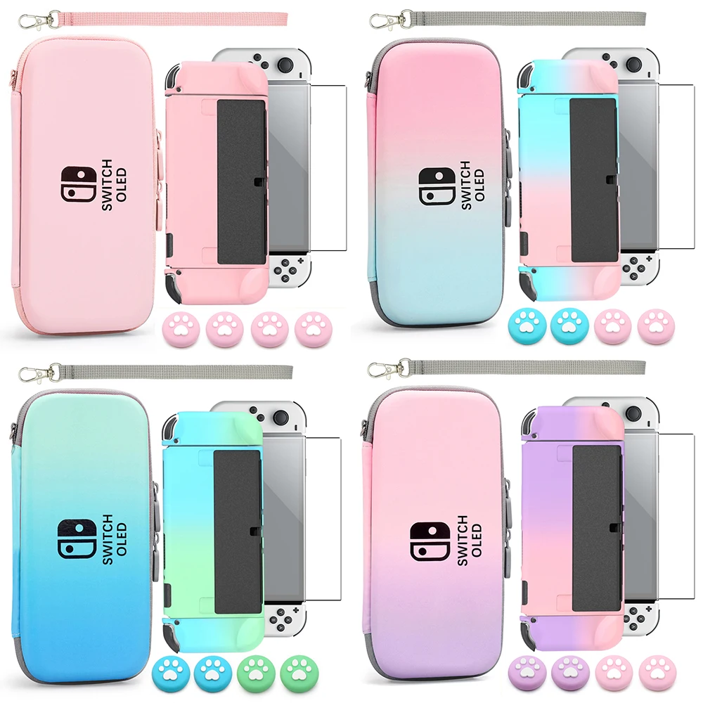 Case Kit For Nintendo Switch Oled Carrying Travel Bag Pouch For Ns Oled ...