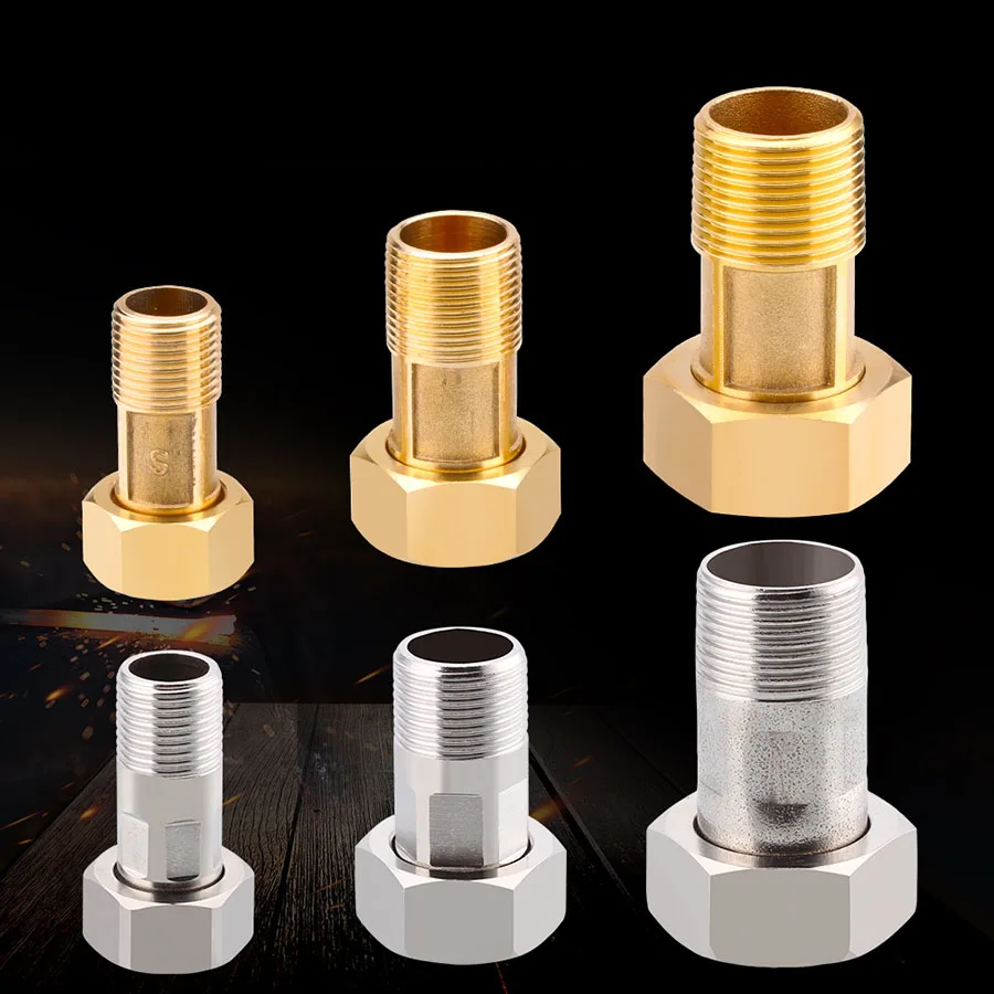 Brass / Stainless Steel Water Pipe Reducing Union 1/2" 3/4" 1" Male x ...