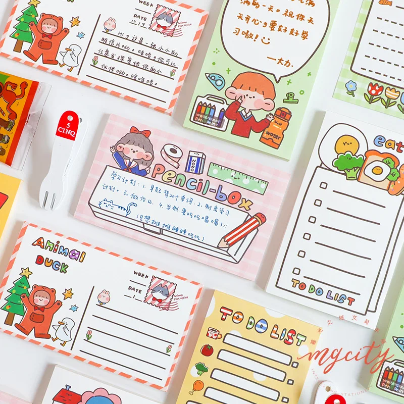 50 Sheets Happy Life Series Memo Pad Planner Daily Diy Notepad Sticky 50 Sheets Happy Life Series Memo Pad Planner Daily Diy Notepad Sticky