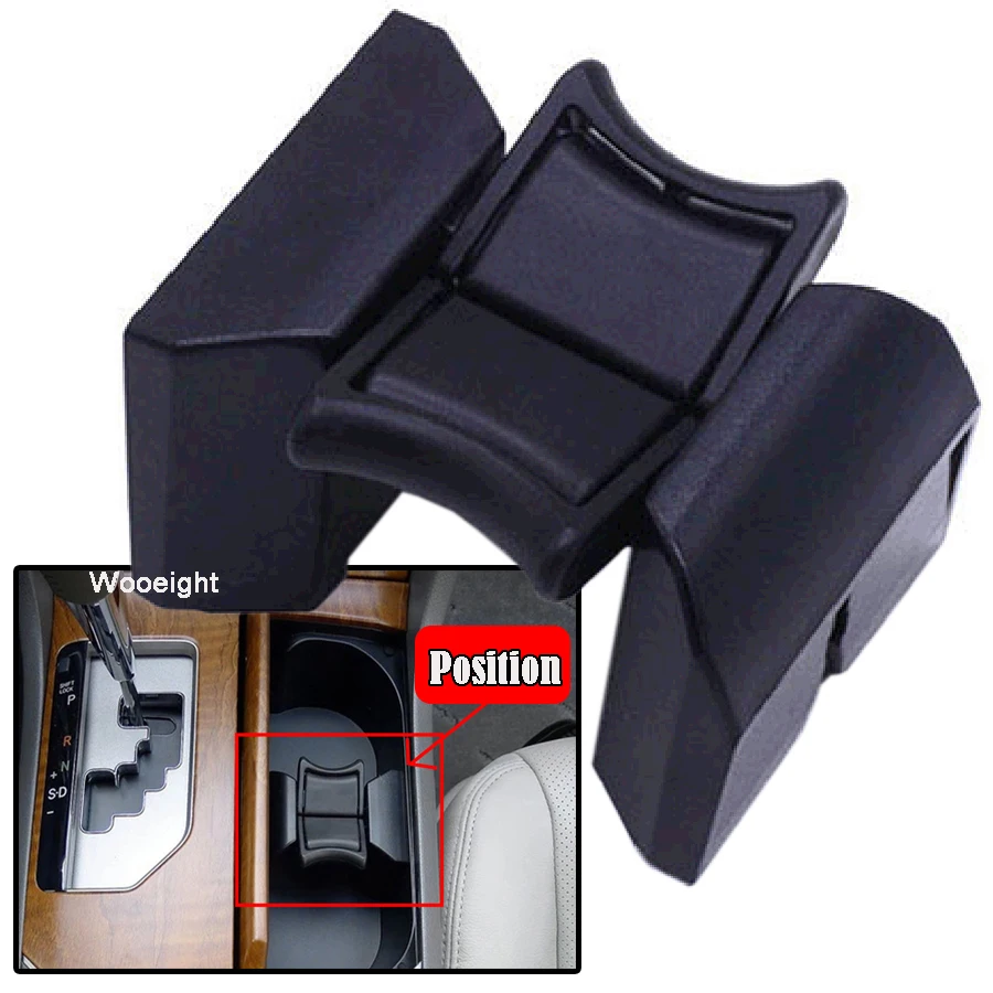 Wooeight 1pc Car Center Console Insert Cup Bottle Drink Divider Holder ...