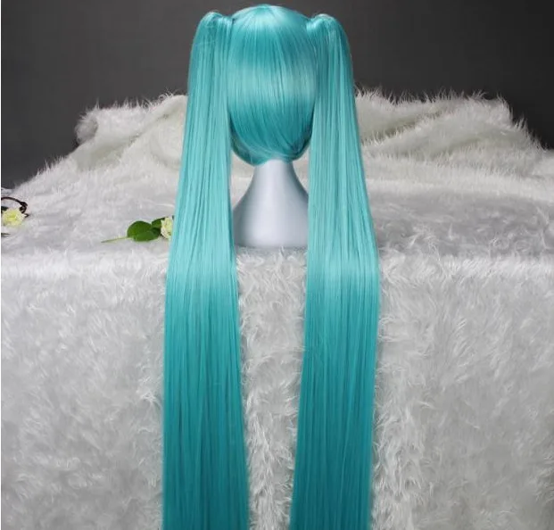 Hastune Miku Anime Cosplay Vocaloid Miku Wig+Wig Cap - AllCosplay.com