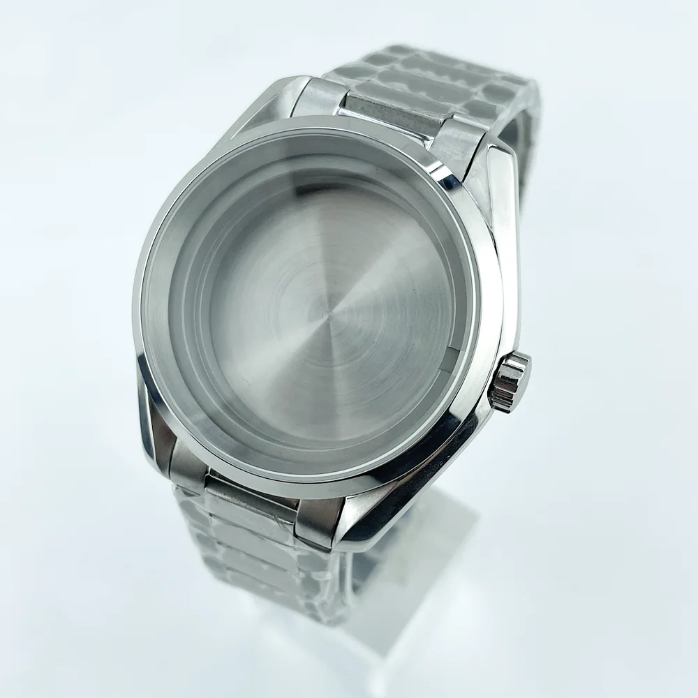 Hq 10atm Wr 41mm Double Domed Sapphire Crystal Stainless Steel Watch ...