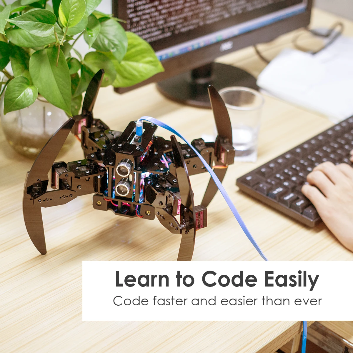 Adeept-Quadruped-Robot-Kit-for-Arduino-with-Infrared-Remote-Control-and-Python-APP-Spider ...