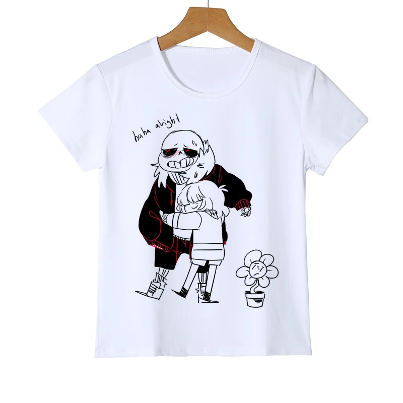 Kid's New Coming Personality T shirt Undertale Aftertale Sans T Shirt ...
