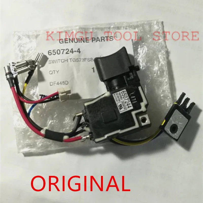 Original Switch 650724-4 650682-4 for Makita 6507244 DHP458 DHP448 ...