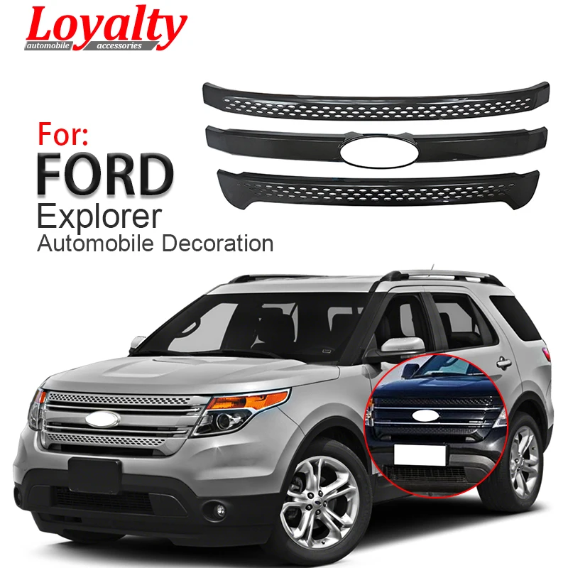 For Ford Explorer Base/xlt/limited 2011-2015 Front Engine Grille Cover ...