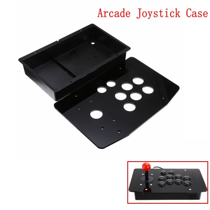 Acrylic Panel Case Replacement DIY Clear Black Arcade Joystick Handle ...