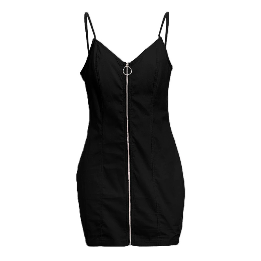 Mini Sexy V-Neck Sleeveless Casual Boho Slip Bodycon Dress