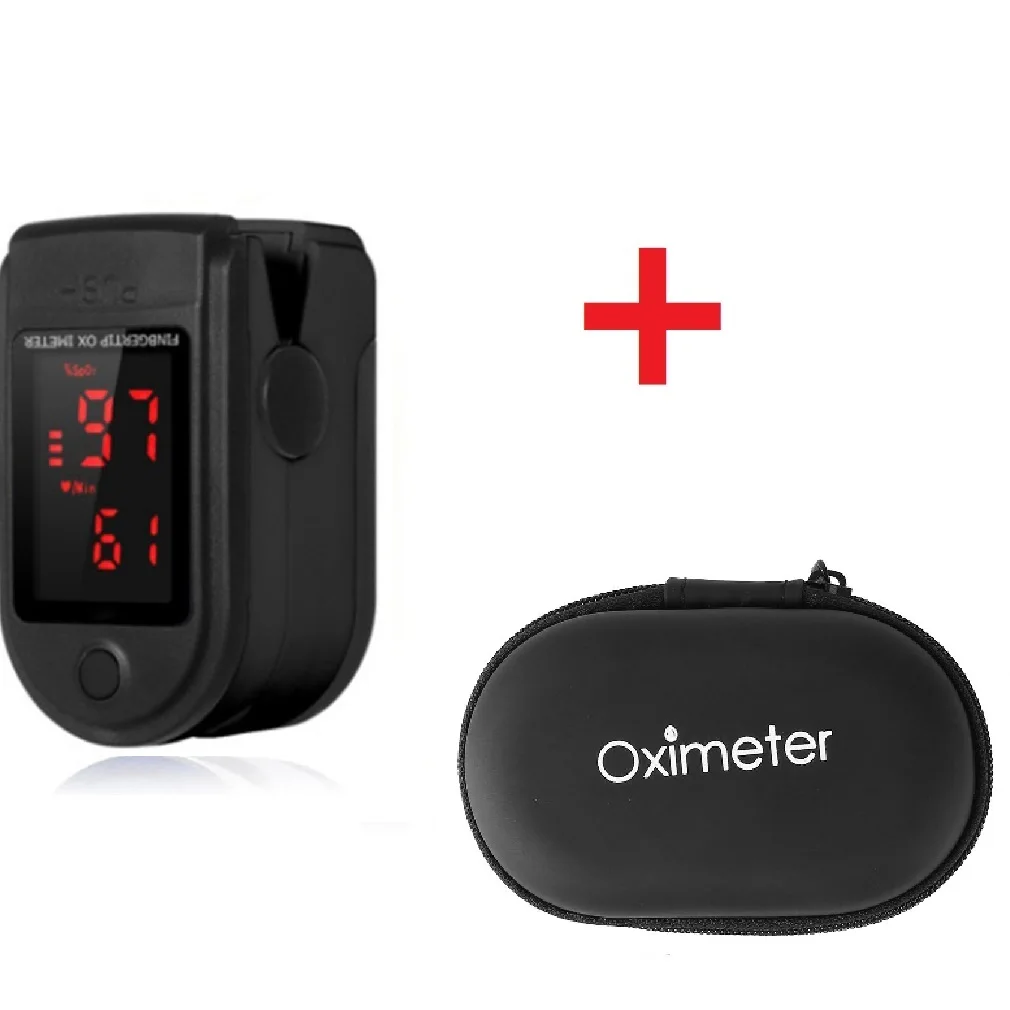 Finger Pulse Oximeter Medical Heart Rate Monitor Oxygen In The Blood ...