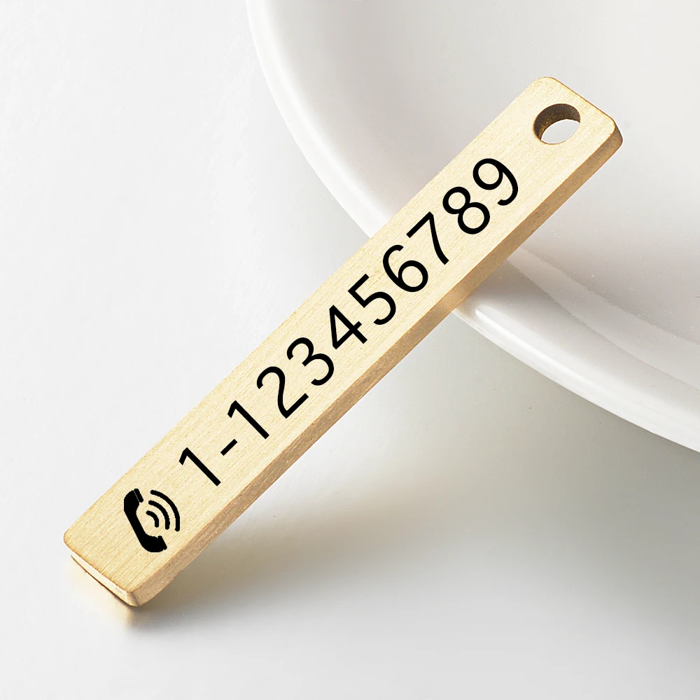 Personalized-Bar-Keychains-Engraved-Custom-Numbers-Key-Ring-DIY-Gift ...