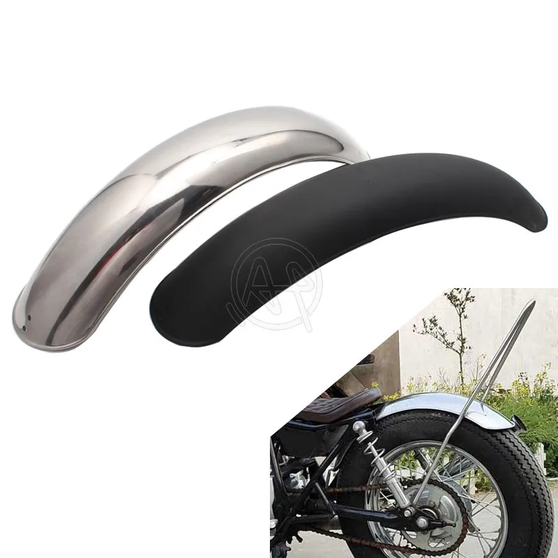 Motorcycle Retro Rear Motorcycle Chrome Metal Fender Mudguard Cover for ...