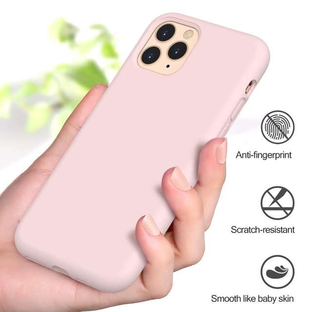 FREE SHIPPING Luxury Original Silicone Case For Apple iPhone 11 Pro Max ...
