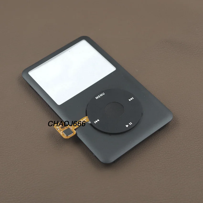 Black Faceplate Front Cover Case Housing + Black Clickwheel + Center ...