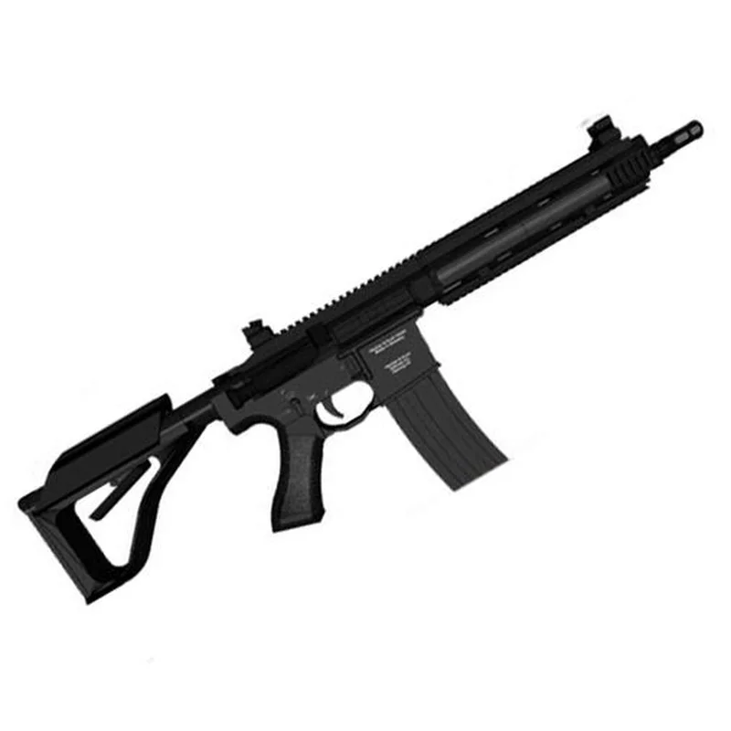 Fbi Cirg Hk-416 Assault Rifle Gun Magazine Paper Model Imitation 1:1 ...