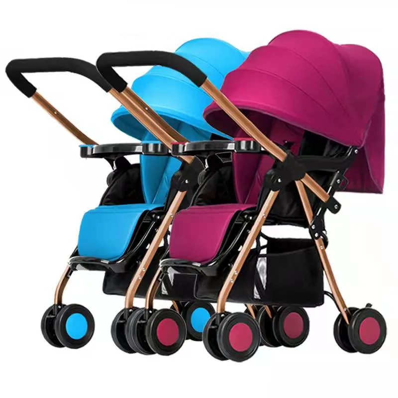 Twin-baby-stroller-can-sit-and-lie-detachable-ultra-light-portable ...