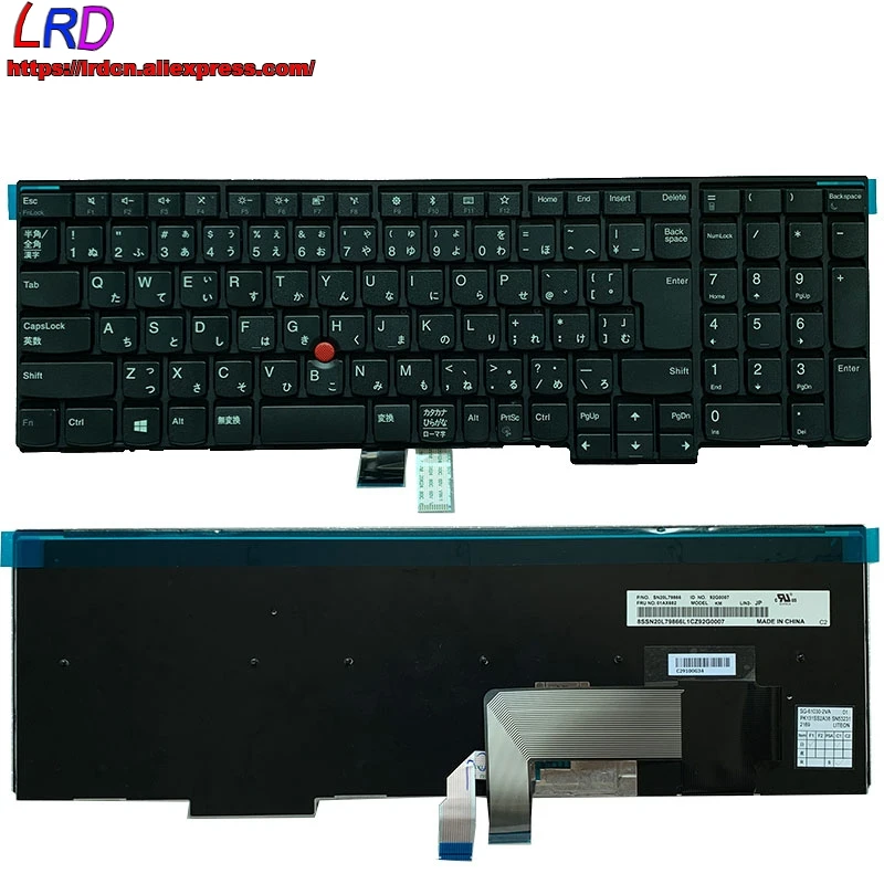 New Original JP Japanese Keyboard for Thinkpad L570 L540 L560 T540P ...