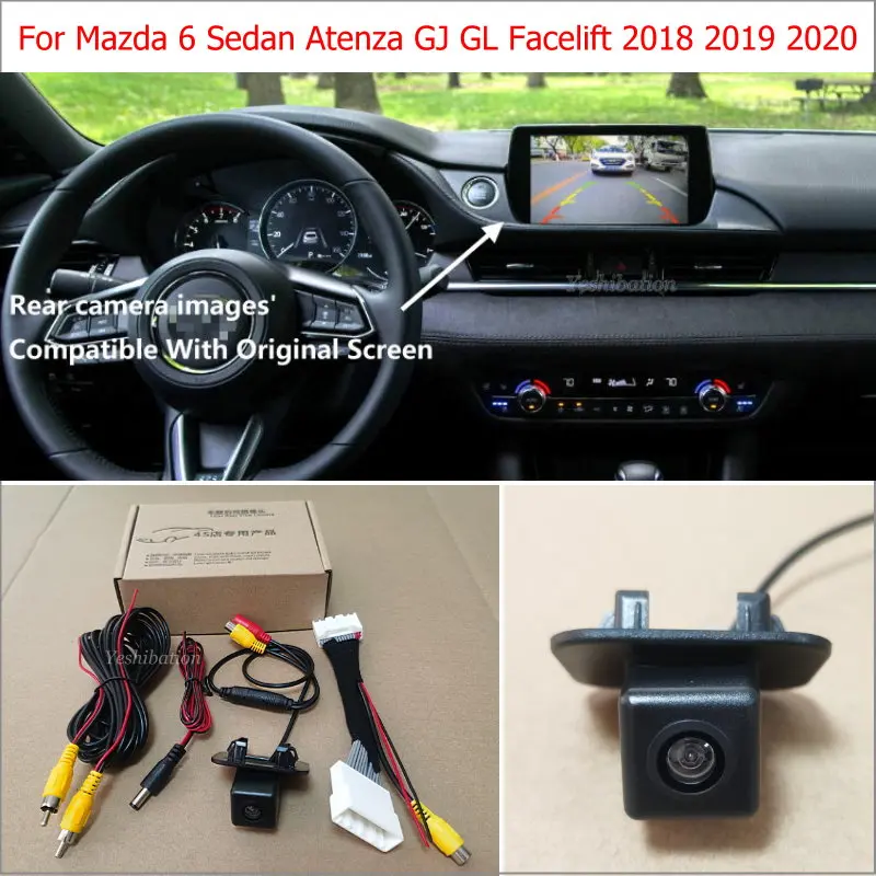 Back-Up-Reverse-Camera-For-Mazda-6-Sedan-Atenza-GJ-GL-Facelift-2018 ...