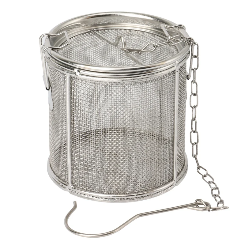 Promotion! Stainless Steel Fine Mesh Strainer Soup Taste Spice Box ...