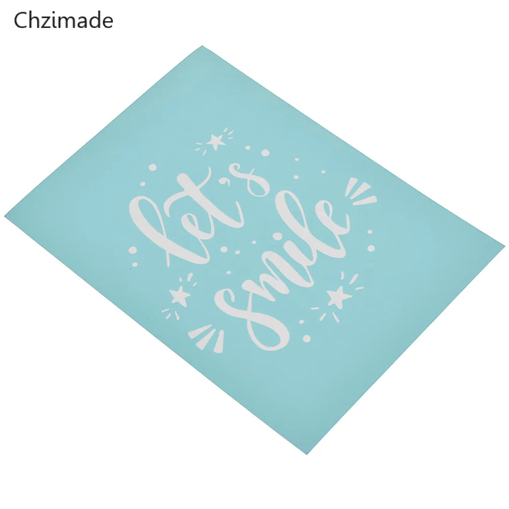 Chzimade DIY слово шелкография трафарет для полимерной глины футболки ...