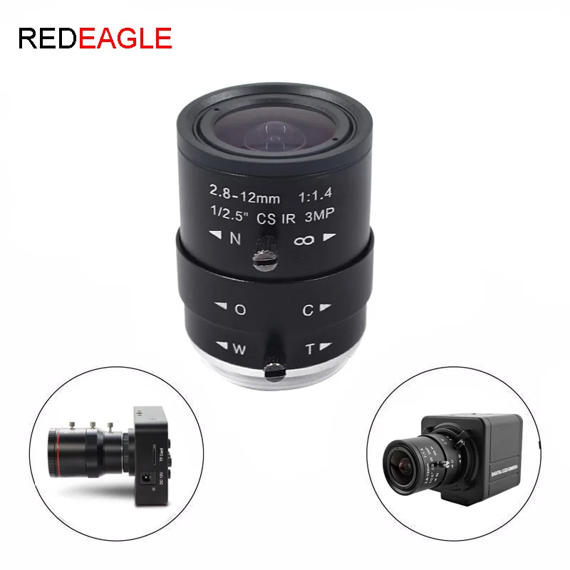 3MP-HD-CCTV-Lens-2-8-12mm-Varifocal-Manual-Adjusting-Zoom-Focus-CS ...