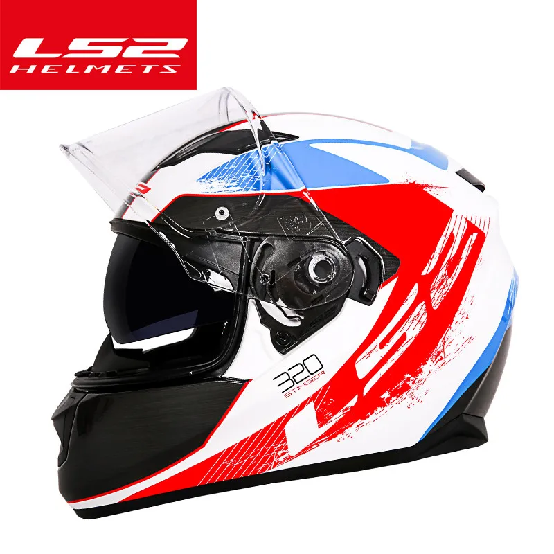 Original Ls2 Ff328 Stream Dual Lens Motocycle Helmet Full Face ...