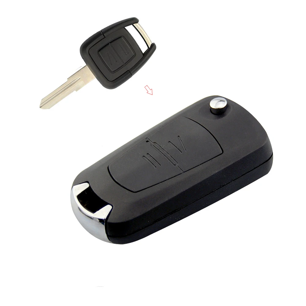 Okeytech 2 Button Modified Car Flip Remote Key Shell For Vauxhall Opel ...