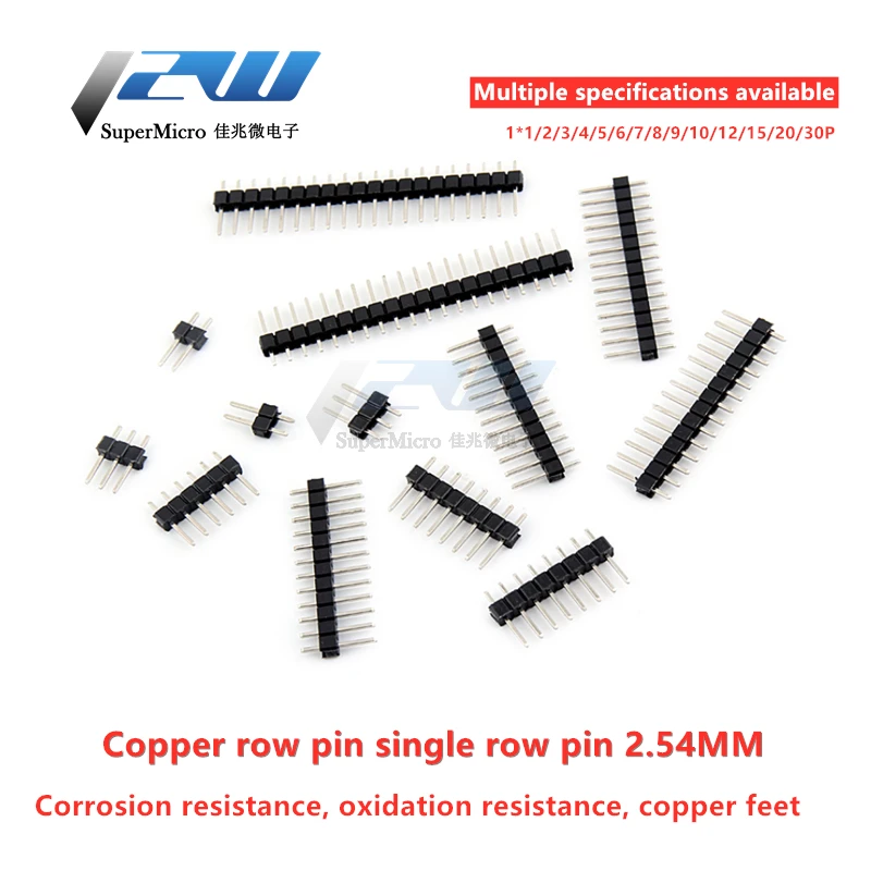 Placa de conector de Pin de una sola fila para Arduino, PCB Separable ...