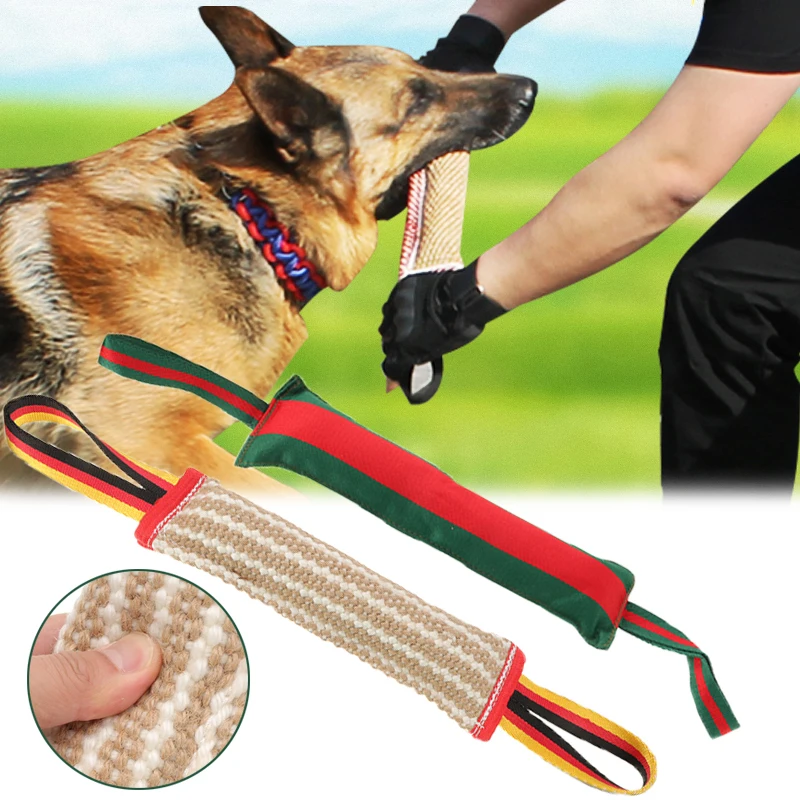 30cm/35cm Dog Training Bite Tug Durable Dog Training Bite Stick with 2 ...