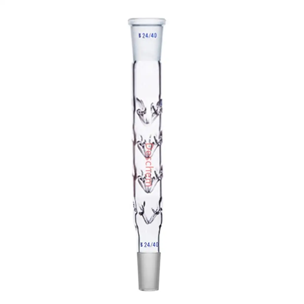 Deschem 100mm,24/40,Vigreux Distilling Column,Boro Glass Ground Joint ...