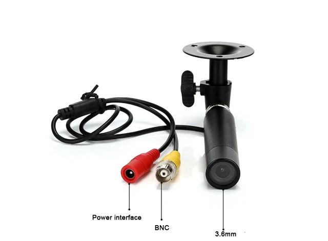 1080P 2Mp Fekete Színű Henger 3,6 Mm -Es Lencse Mini Ahd Cctv ...