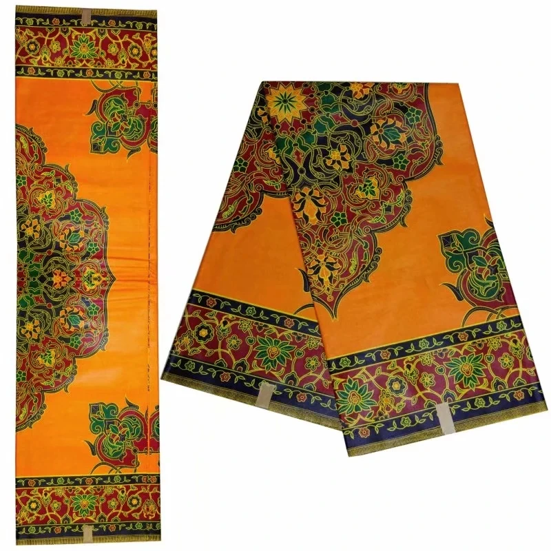 New arrival beautiful java wax fabric 100% cotton popular style 6 yards ...