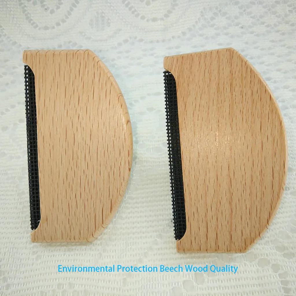 Portable Wood Hair Removal Comb Cashmere Pilling Remover Cloths Sweater ...