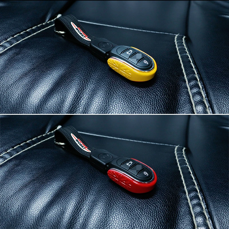 Covr clé rouge porte-clés en ABS, pour Mini Cooper, JCW F54, F55, F56 ...