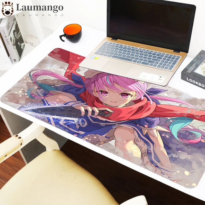 Pc Mouse Pad Hololive Gamer Mousepad Anime Mat Teclado Acessórios Para ...