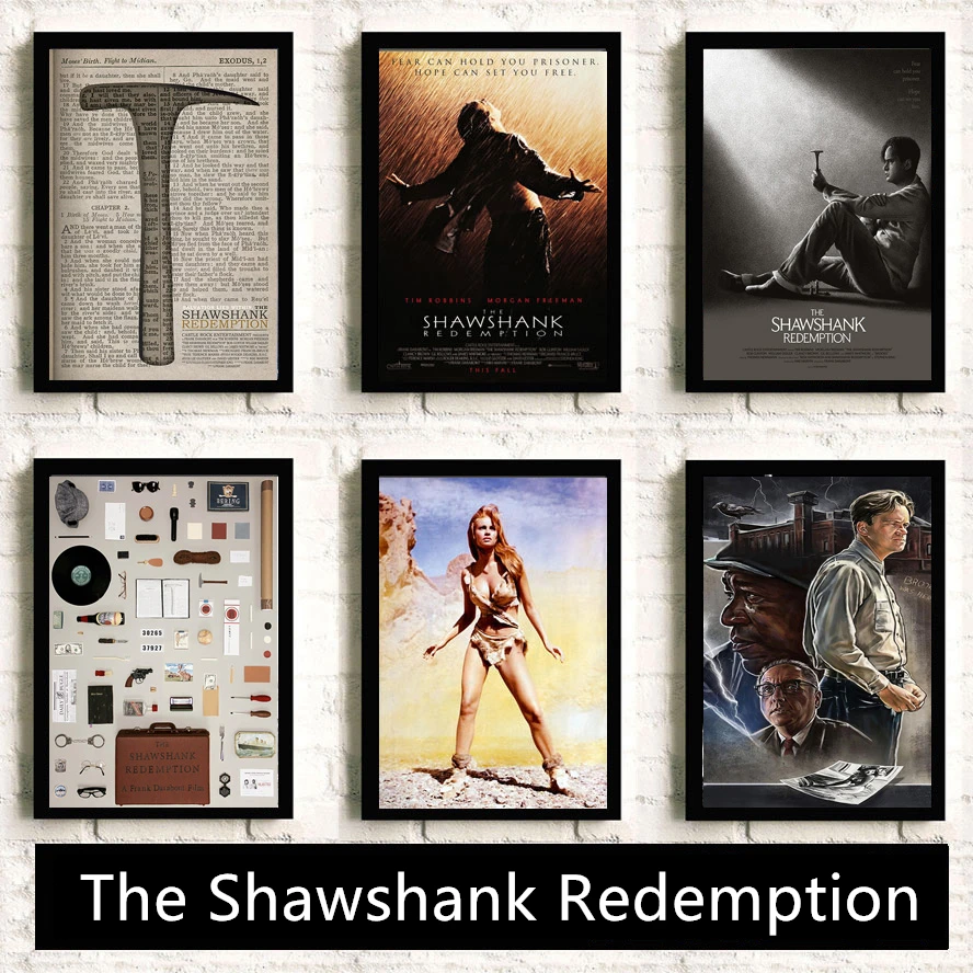 Canvas Painting Wall Art The Shawshank Redemption Classic Movie Posters ...