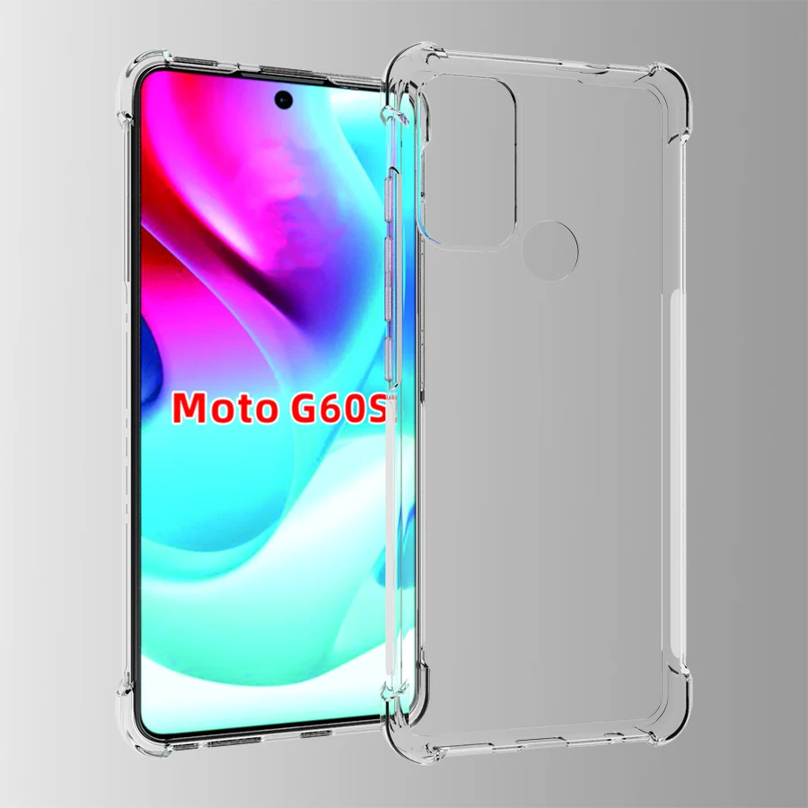 Fit Moto G60s Cases,crystal Transparent Anti-scratch Shockproof Durable Flexible Soft Case Cover ...