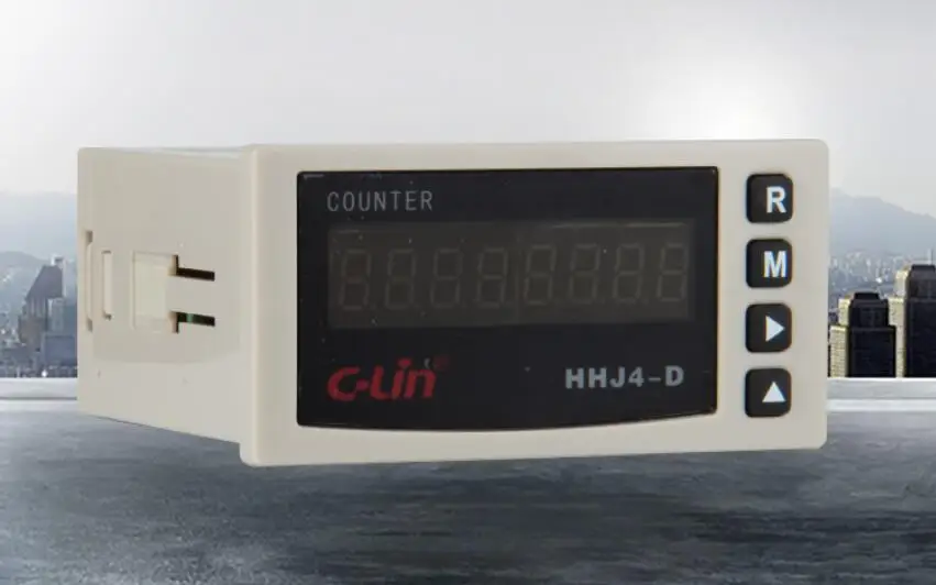 HHJ4 D new digital display counter relay for woven bag 220|time counter|counter timecounter ...