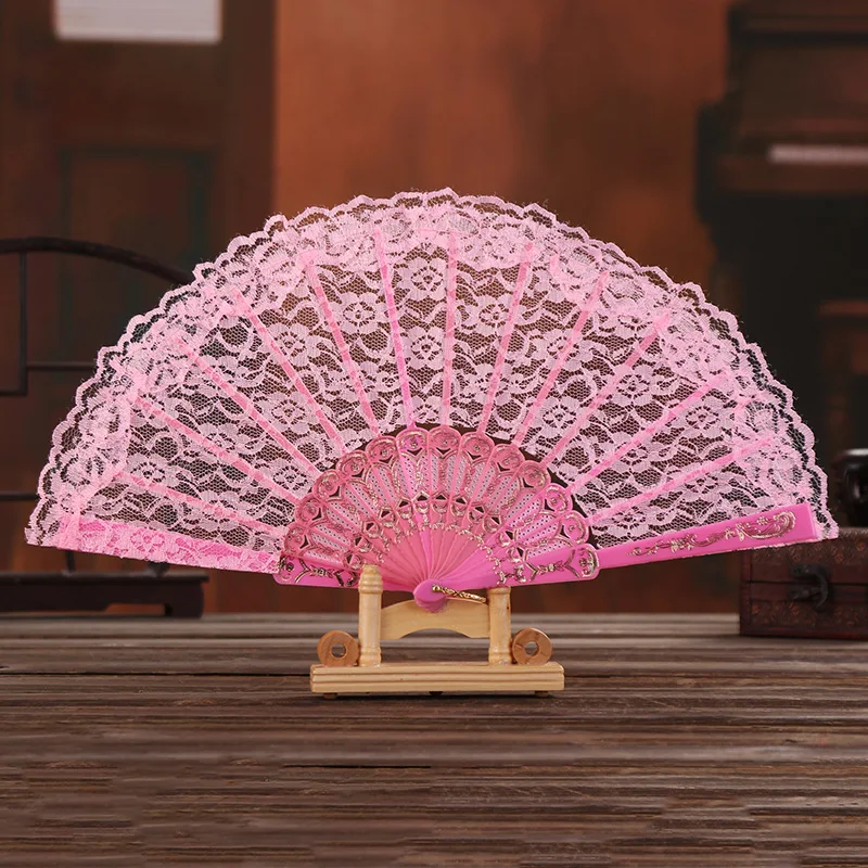 Chinese Fan Lace Hand Fans Silk Fan Hand Fans Folding Home Decoration ...