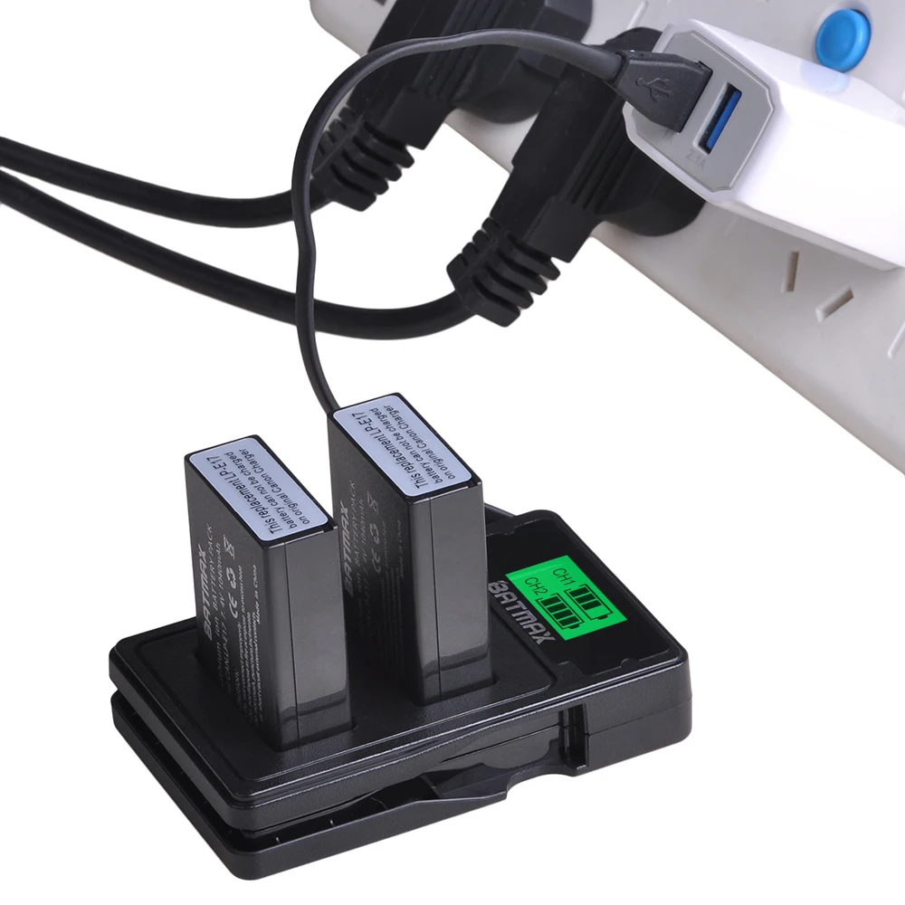 ЖК-дисплей LP-E17 LP E17 Dual USB зарядное устройство с портом type C ...