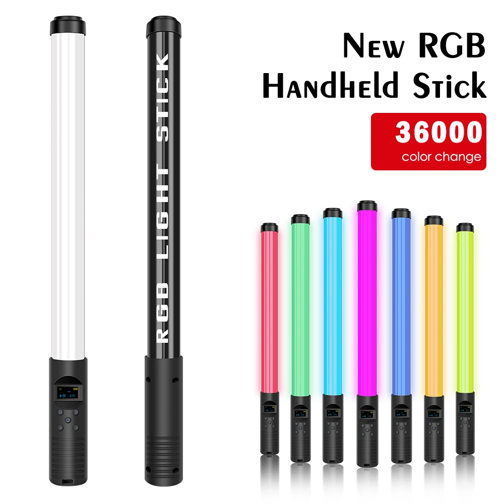 SH-RGB-Lamp-Video-Lights-Stick-Wand-Handheld-LED-Light-With-Tripod ...