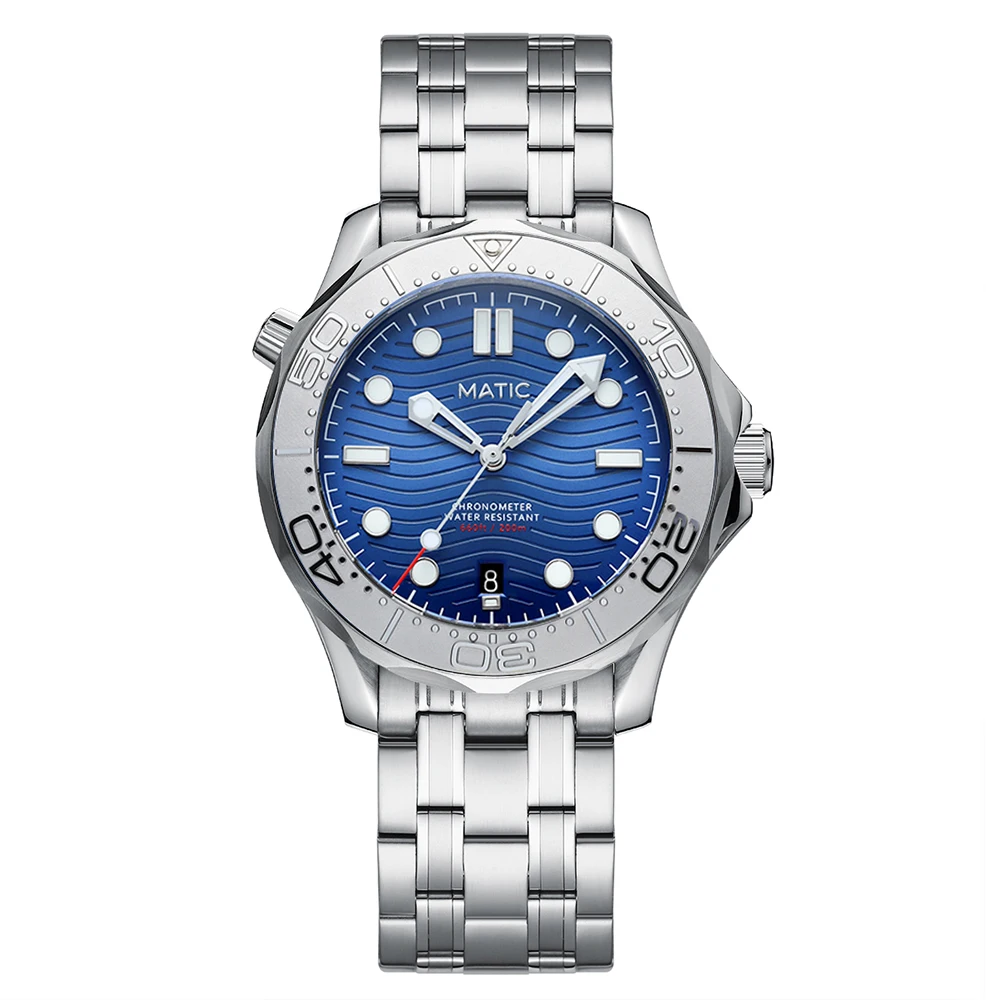 Matic Watch Diver 200m 41mm Pt5000 Mechanical Wristwatches Men's ...