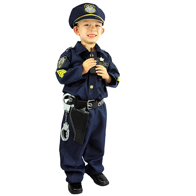 Kits Police Officer Cosplay Uniform Costume - AllCosplay.com