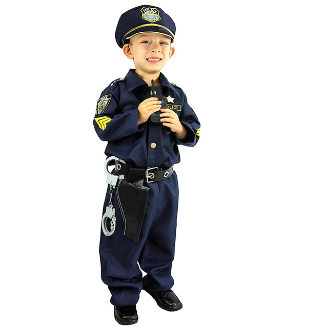 Kits Police Officer Cosplay Uniform Costume - AllCosplay.com