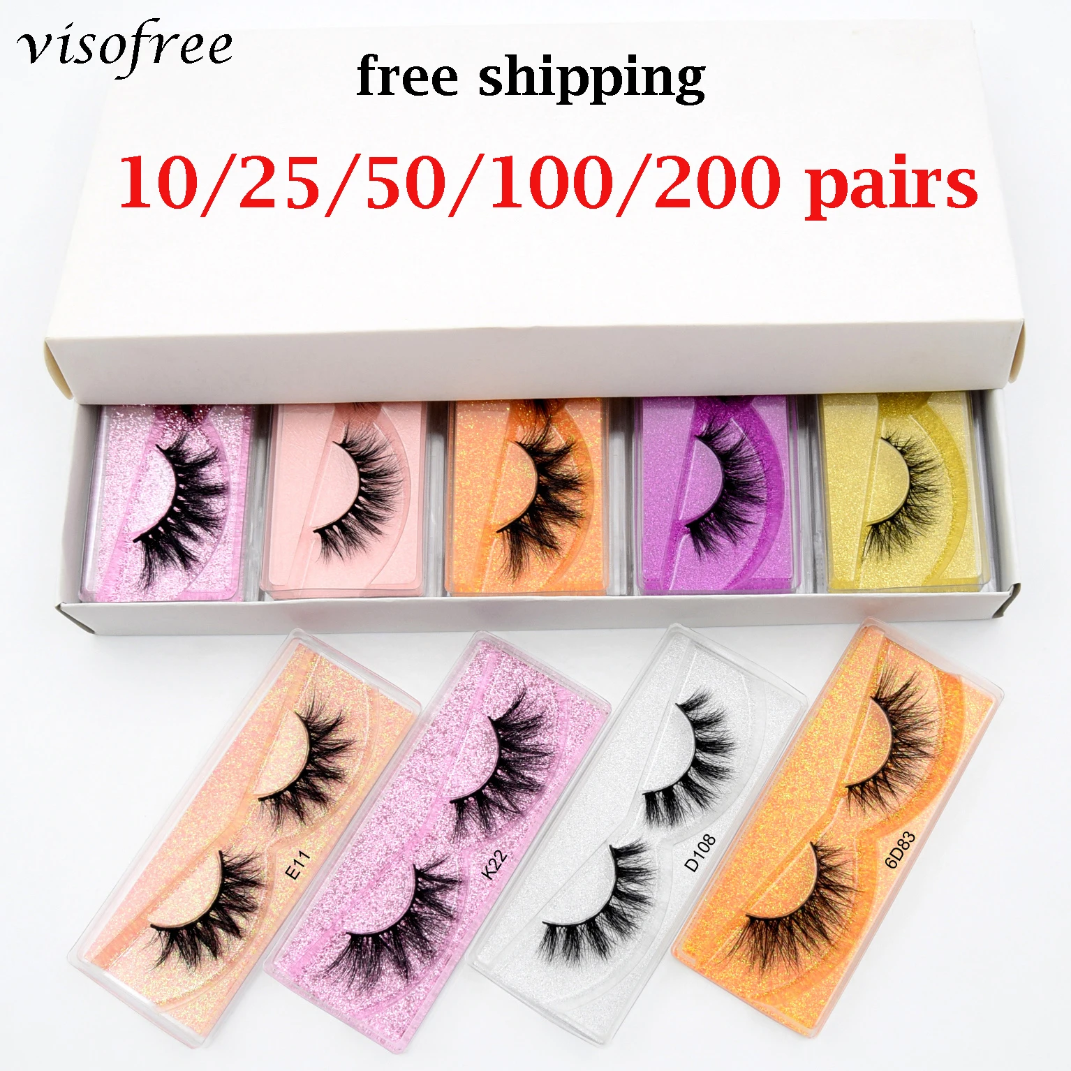 Mink-Eyelashes-Wholesale-10-200pcs-Visofree-3D-Mink-Lashes-Natural-Mink ...