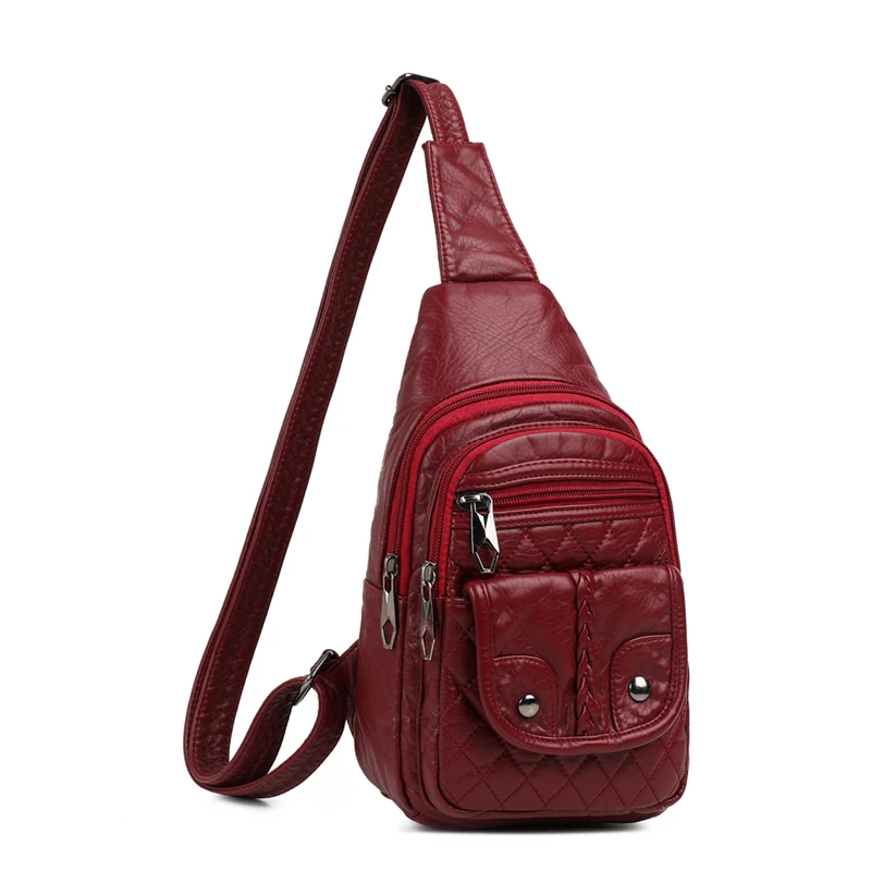 Women's Leather Chest Handbag | Chest Pack Womens Leather | Women's ...