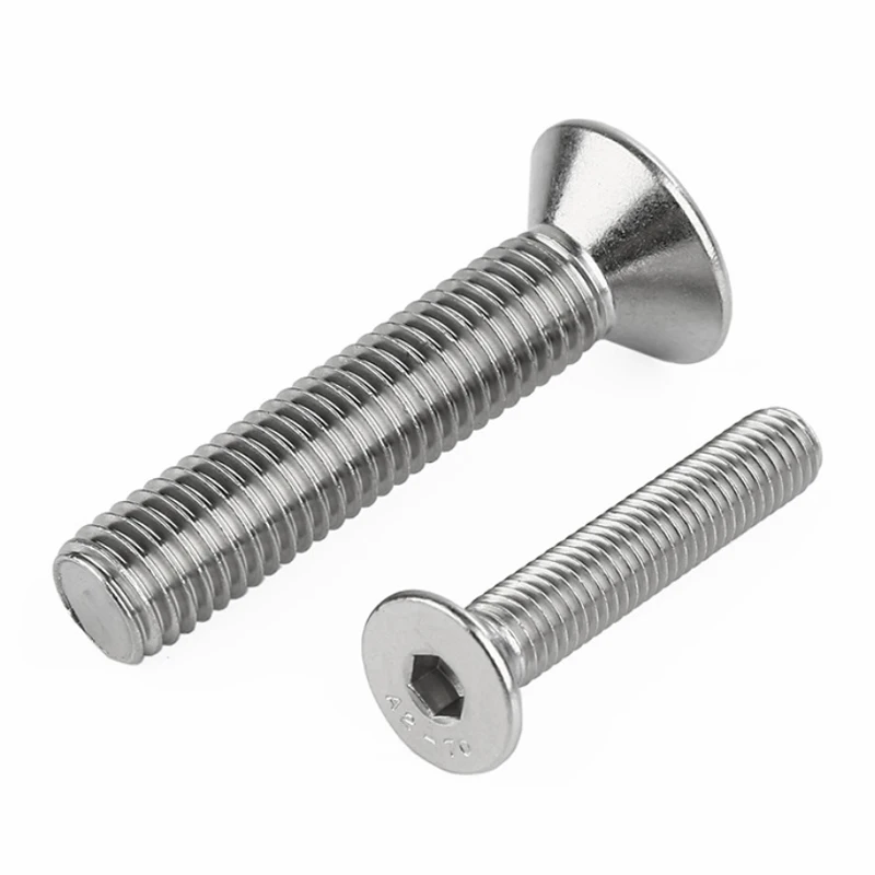 Vis à tête fraisée en acier inoxydable 304, 10 à 30 pièces, DIN7991 M6 | AliExpress